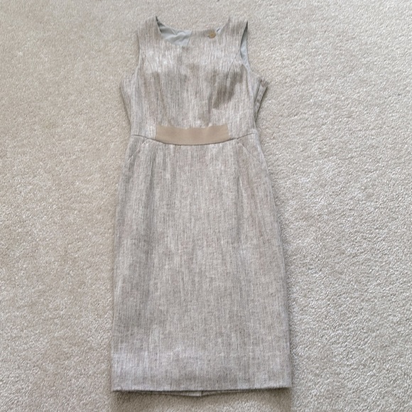 Ports | Dresses | Ports Cotton Tweed Classic Dress With A Small Open ...